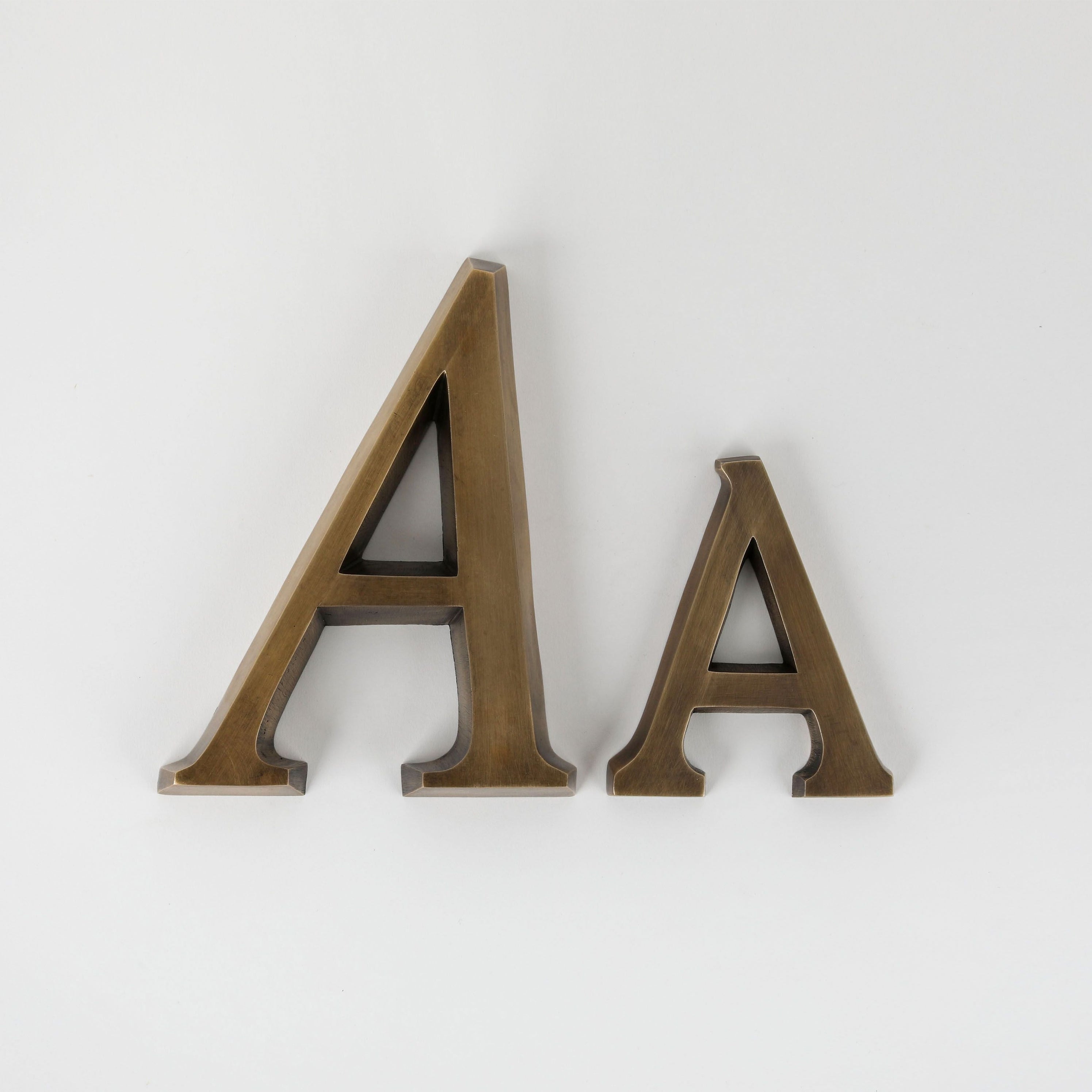 House Letter Large- Acid Washed Brass – Hepburn Hardware - Wholesale